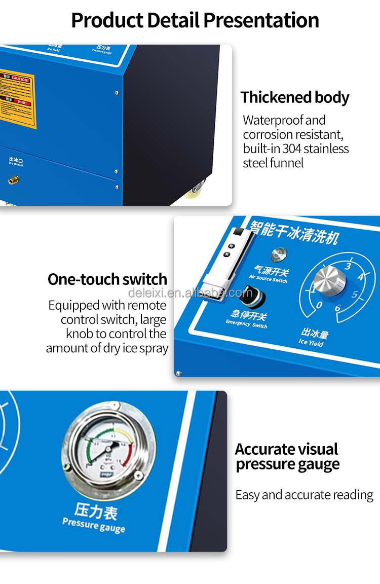 High Pressure Co2 Dry Ice Blaster For Cleaning And Washing, High ...