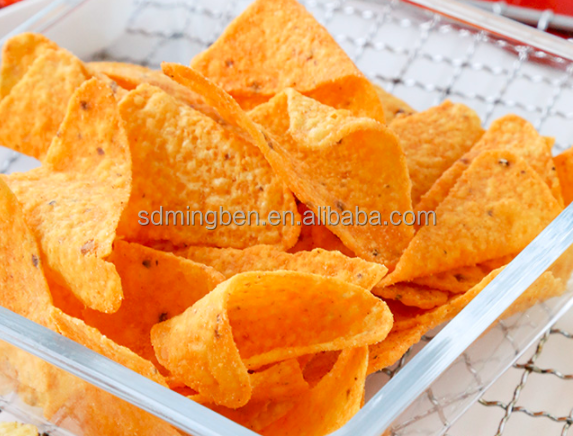 Fried Puffed Snacks Food Processing Line, High Quality Fried Puffed ...