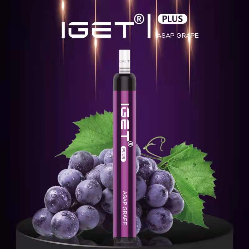 Iget Plus Disposer Vape 1200 Puffs 650mah E-cig คุณภาพสูง Iget Plus ...