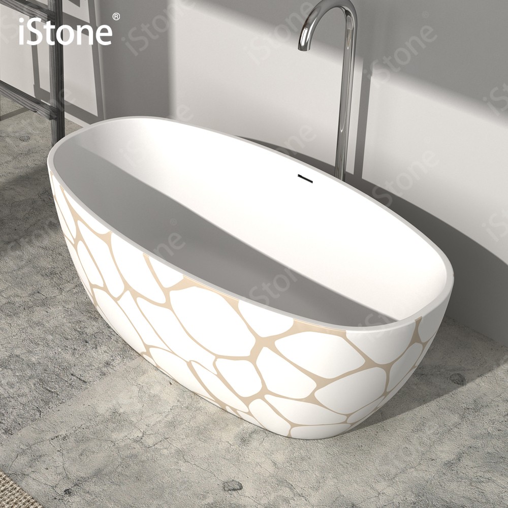 Foshan Istone Composite Stone Bathtub - Italian Design Wd65126, High ...