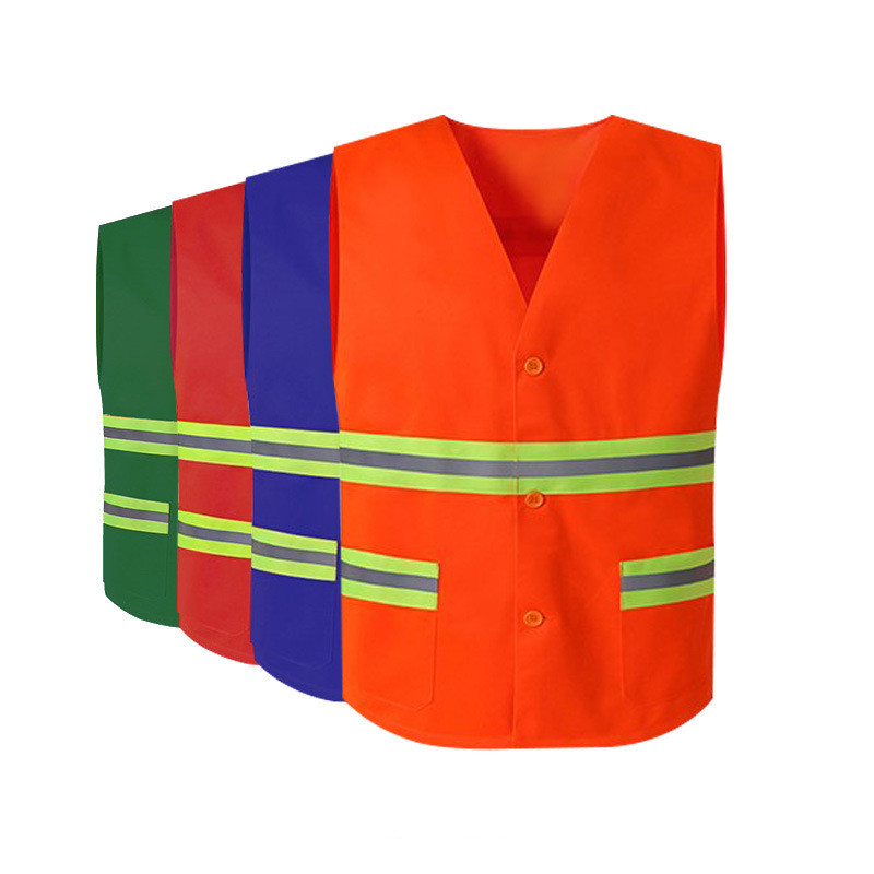 160g Construction Reflective Traffic Road Working Jackets With Pocket ...