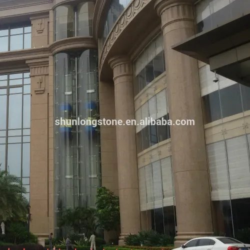 Golden Granite Column,roman Column,stone Column, High Quality Golden ...