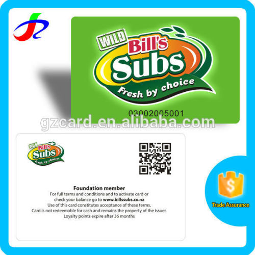 Membership Card With Variable Qr Code, High Quality Membership Card ...