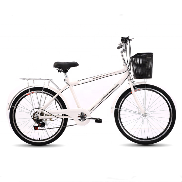 Steel Material City Bike 28 Inch Bicycle For Ladies With Basket, High ...