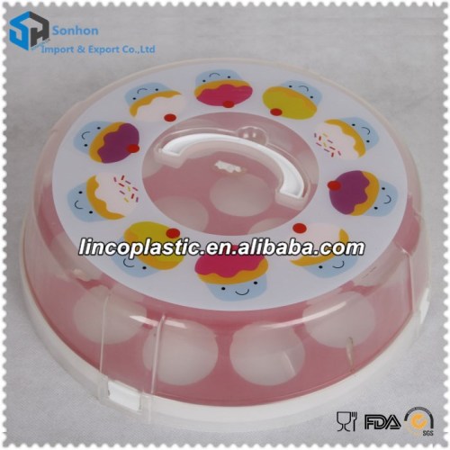 Clear Plastic Cake Box/ Plastic Cake Carrier/plastic Cake Holder, High Quality Clear Plastic ...