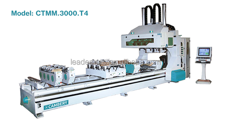 Cnc Five Axis Horizontal Router Mortiser Machine For Woodworking And ...