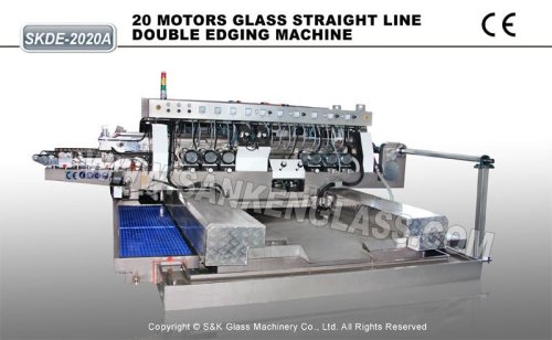 Straight Line Double Edger For Glass Double Edging Machinery, High ...