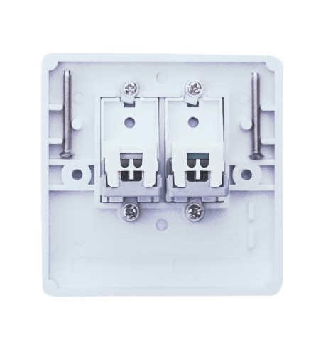 2gang Rj45 Data Socket, Cat-6, High Quality 2gang Rj45 Data Socket, Cat ...