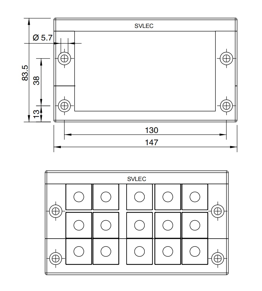 Centrally Split Cable Entry Frame For Grommet, High Quality Centrally ...