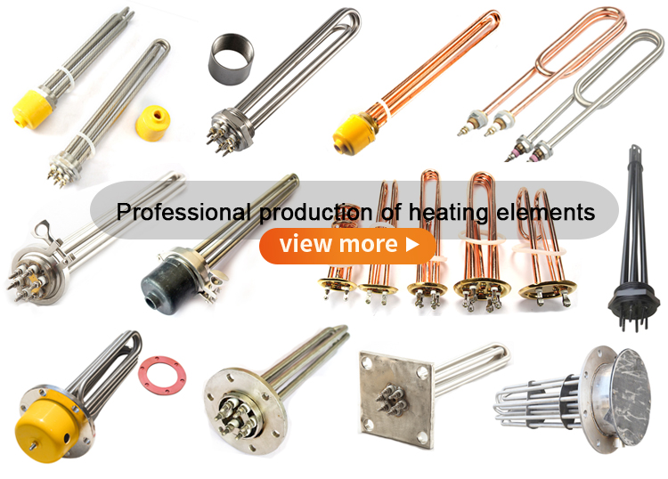 Custom Ss304 Coil Tubular Immersion Heaters For Industrial Water ...