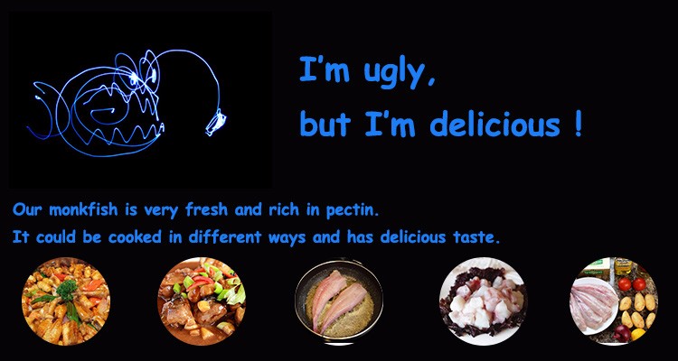 Frozen Monkfish Fillet Without Belly,frozen Iqf Monkfish Fillet,frozen ...