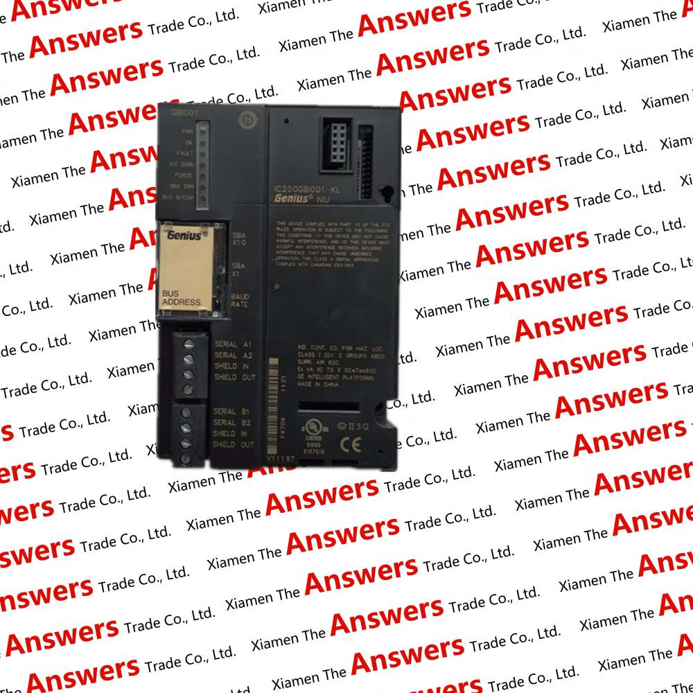 Ic200gbi001 รีโมท I / O Genius Network Interface Unit คุณภาพสูง ...