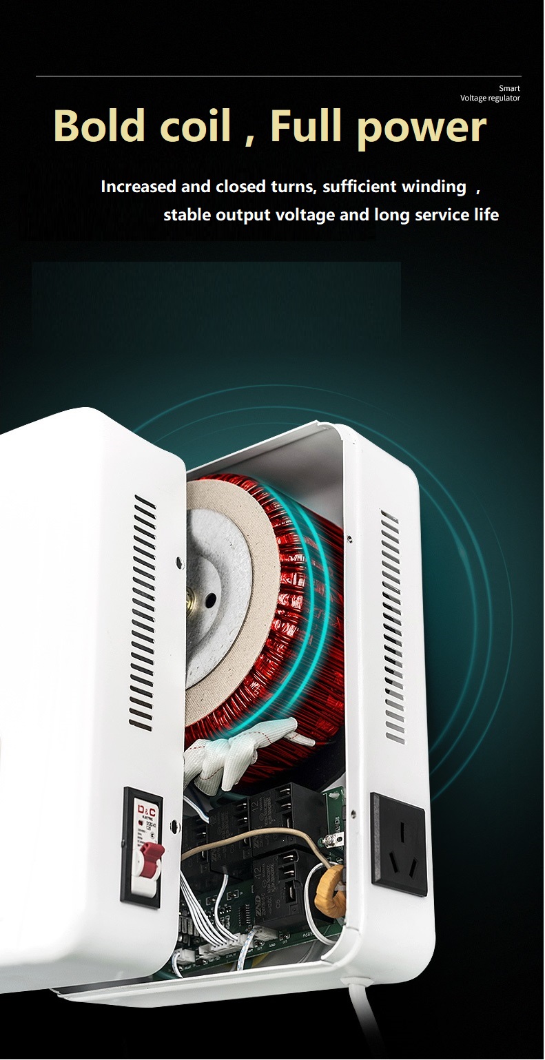 10000va Wall Mount Voltage Protector & Automatic Regulator Stabilizer ...