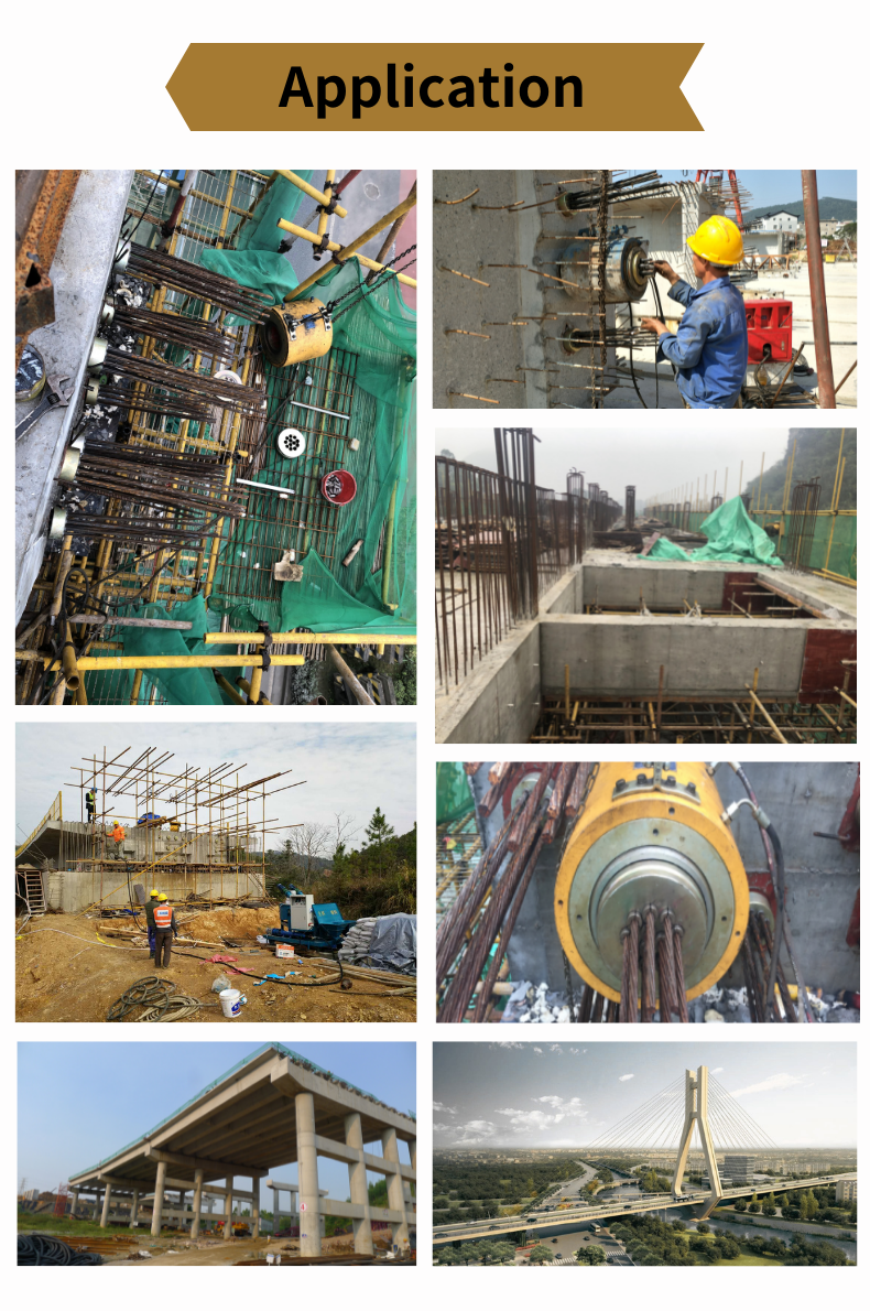 High Precision Galvanized Prestressed Tension Round Wedge Tool ...