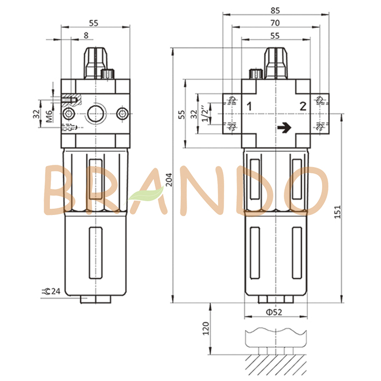 Festo Type Loe-1/2-d-midi 159587 Air Line Lubricator, Bossgoo.com의 고품질 ...