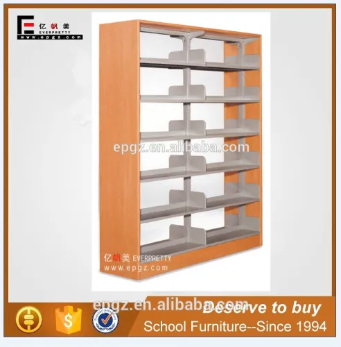 School Library Furniture Steel Library Magazine Rack Library Bookshelf ...