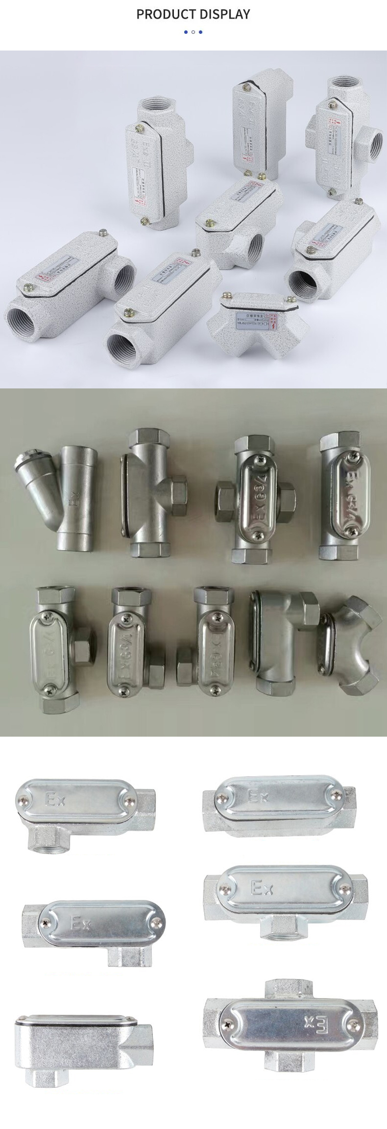 Explosion Proof Junction Box Exe Aluminum Alloy Atex Certified, High ...