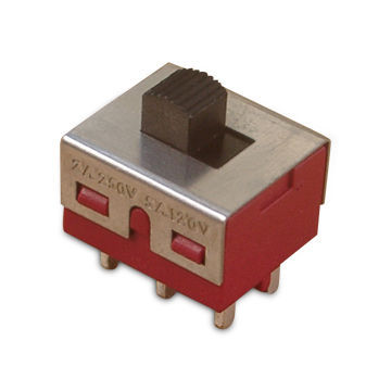 Slide Switch With Ratings Of 250 And 125v Ac, Single/double Pole ...