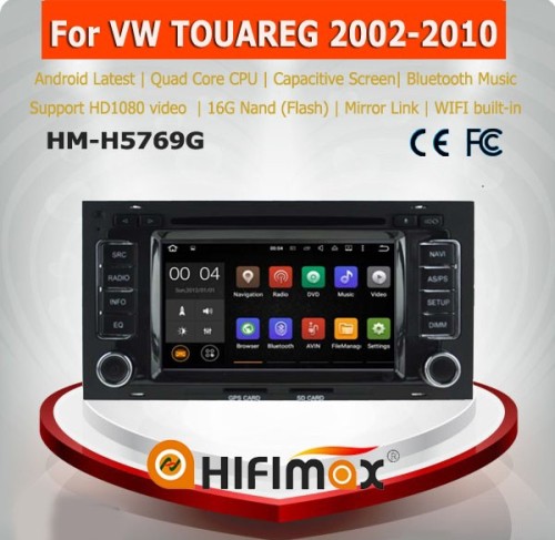 Hifimax Android 5.1 Car Audio Car Stereo For Vw Touareg Multimedia Gps ...
