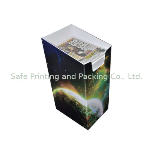 Recycled Waterproof Cardboard Dump Bins With Glossy Printing, High ...