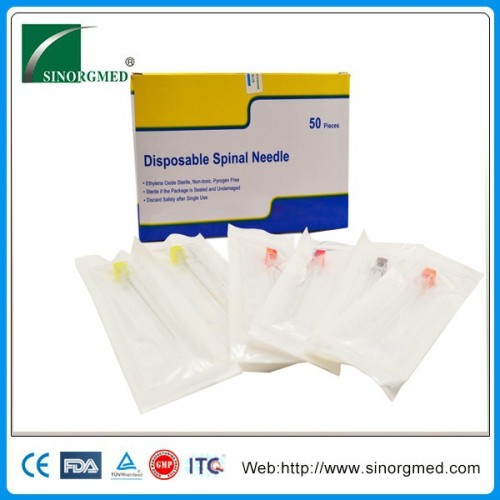 Pencil Point Spinal Puncture Needle, High Quality Pencil Point Spinal ...