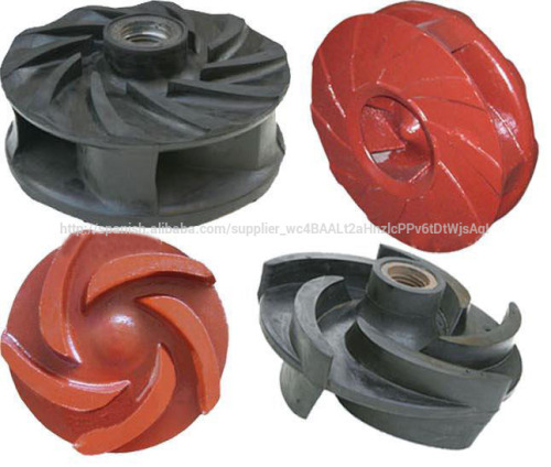 Slurry Pump Impeller With Natural Rubber/impulsor Con Material De Goma ...