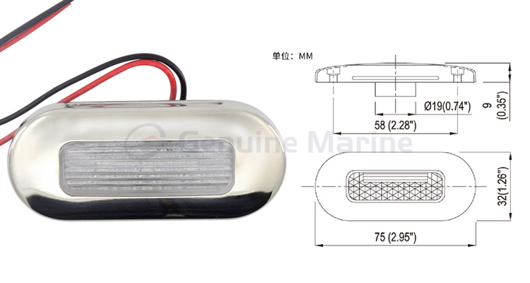 Genuine Marine Waterproof Led Stairs Step Light, High Quality Genuine ...