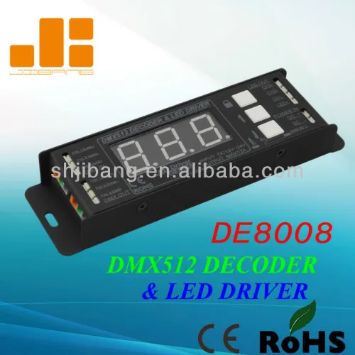 Dmx Decoder Led Rgb Driver Digital Addressed De8008 High Quality Dmx Decoder Led Rgb Driver