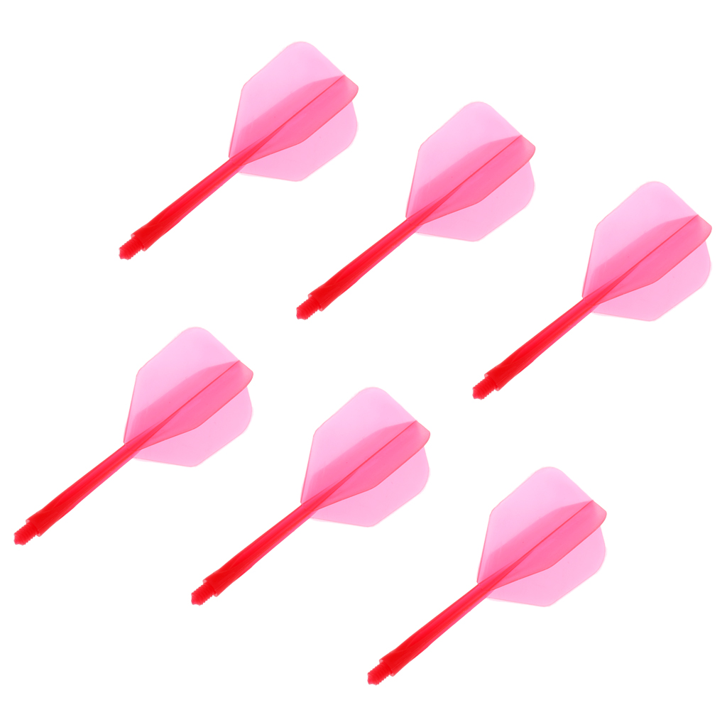 6 Pieces Transparent 2ba Thread Dart Shafts And Dart Flights Connection ...
