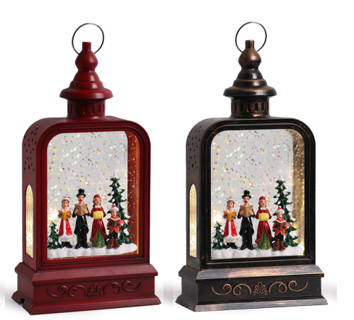 Battery Operated Christmas Water Snow Globe Lantern, High Quality ...