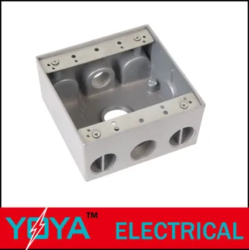 Weatherproof Junction Box , Aluminum Die Cast Square Junction Box, High ...