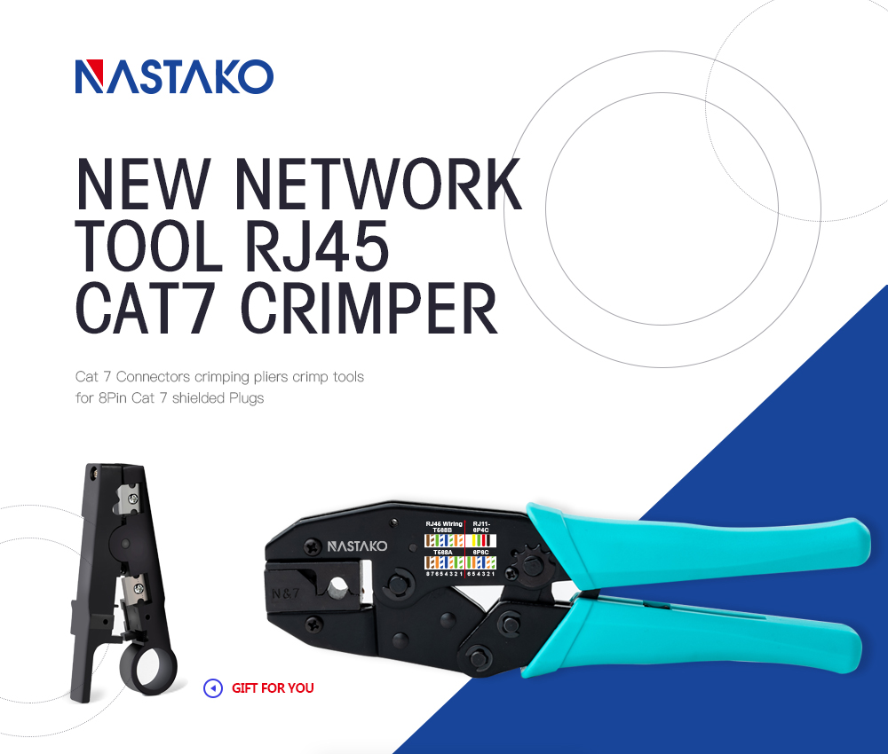 Rj45 Crimping Tool Cat7 Rj45 Crimper Cat7 Connector Network Tools Cable ...
