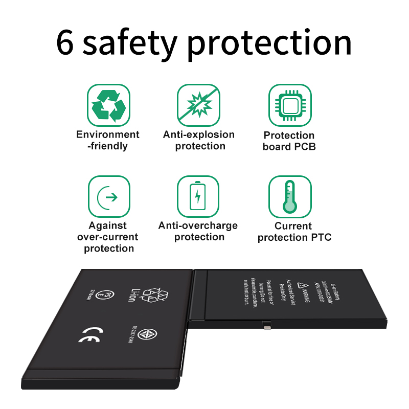 Smartphone Lithium Polymer Battery 2716mah 3.81v Oem 0 Cycle ...