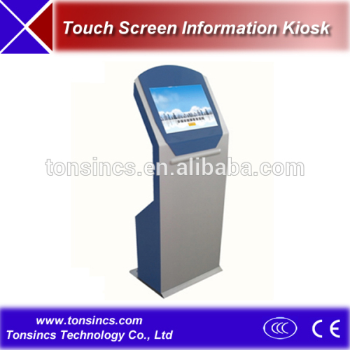 17" Shop Mall Lobby Interactive Stand Wifi Touch Screen Information ...