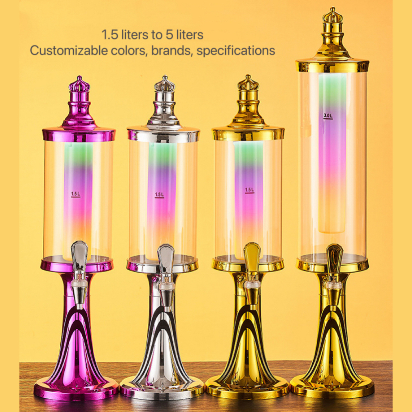 Bar Bar 3 Litre Tower Beer Automatic Drink Dispenser, High Quality Bar ...