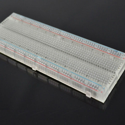 Transparent Abs Arduino Breadboard 165x55mm With 1 Terminal 630 Hole ...