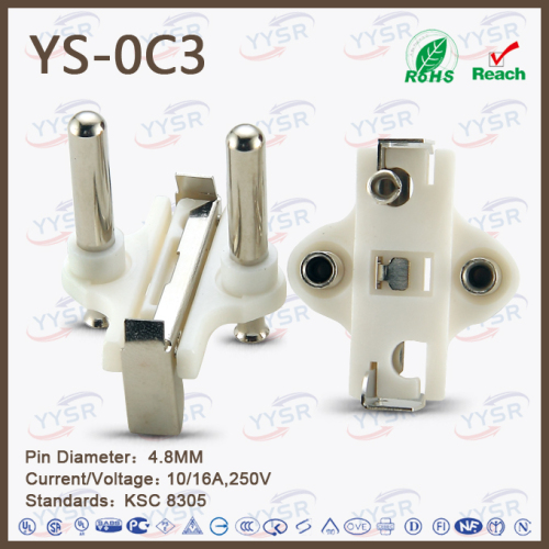 2 Pin Extension Socket Multi Pin Korea Ksc Industrial Connector With ...
