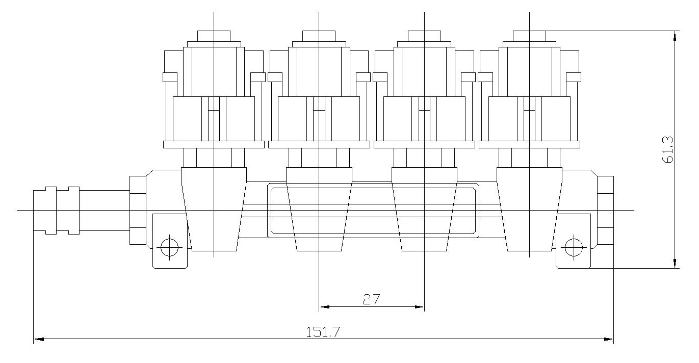4 Cylinder 3Ohm IG1 Apache LPG Rail Injector China Manufacturers ...