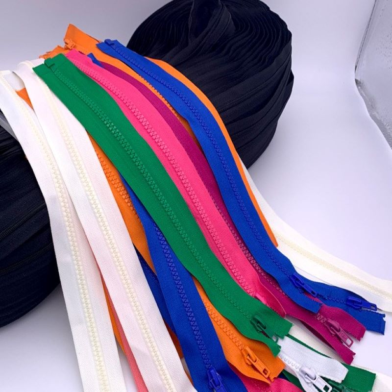 Various Colour Plastic Separating Coat Zippers, High Quality Various ...