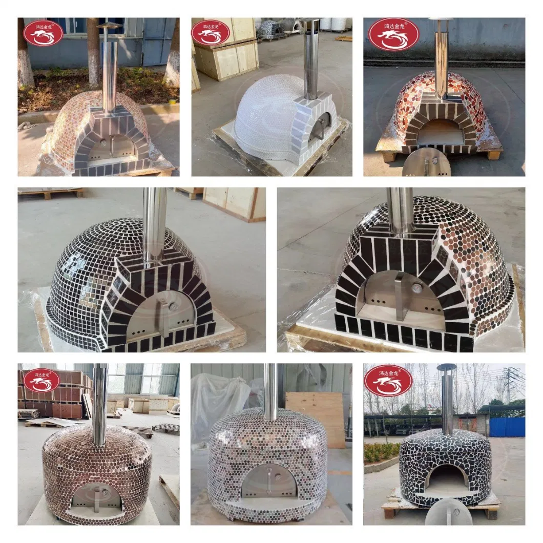 Italian Outdoor Woodfire 500 Degree Round Ceramic Burn Built-in Ovens ...