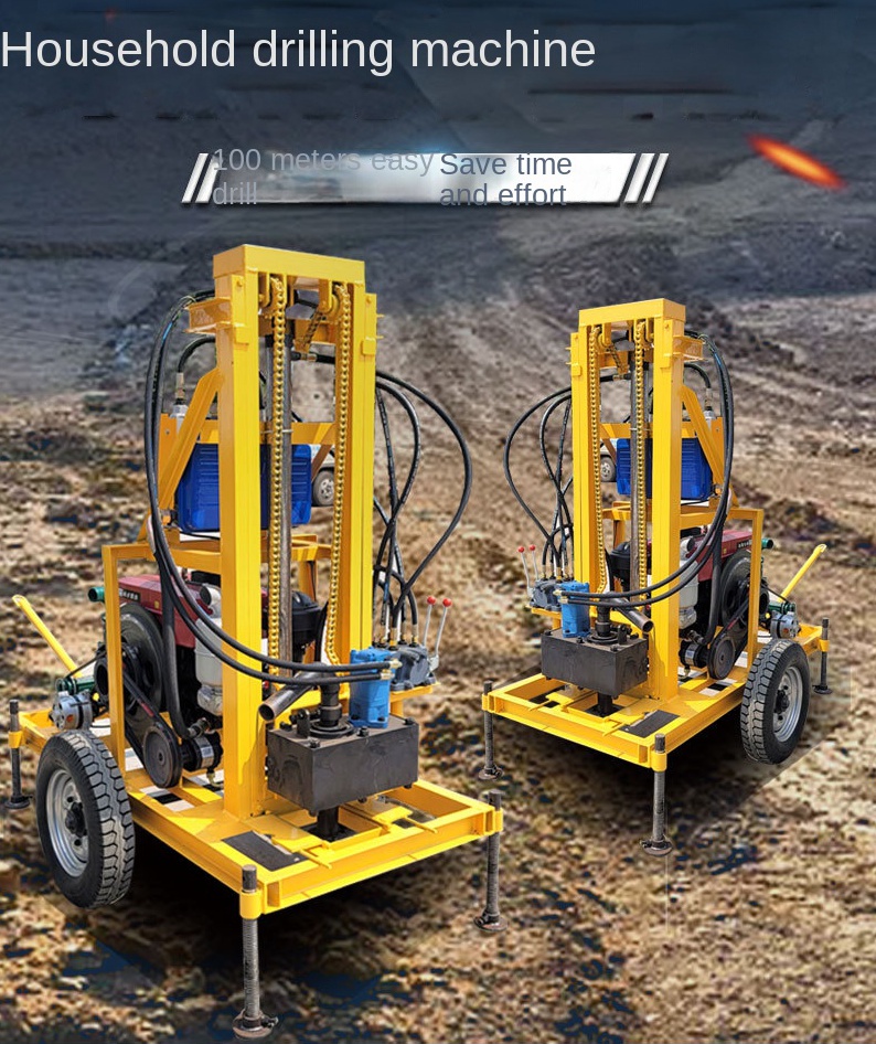 Mini Small Water Well Drilling Rigs For Sale: Dual-purpose Drilling Rig ...