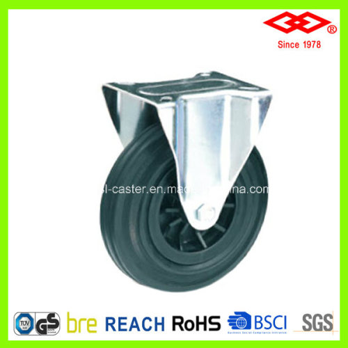 200mm Black Rubber Garbage Bin Caster Wheel (d101-31c200x50), High ...