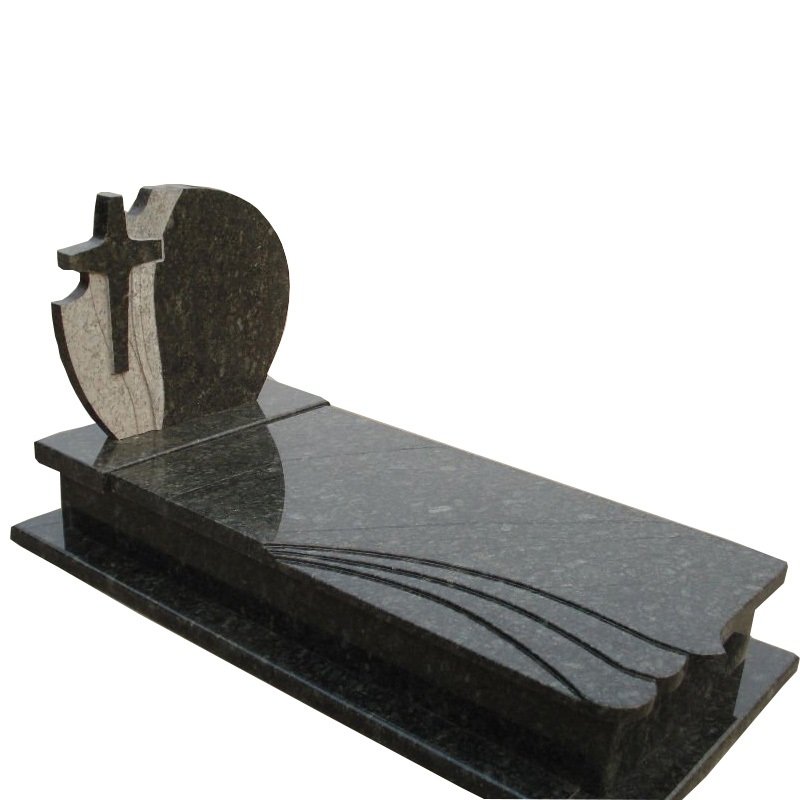 Lápidas De Lápida De Lápida Pulida De Granito Negro De Estilo Francés ...