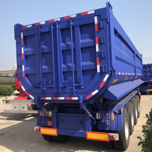 U 모양 4 차축 덤프 세미 트레일러, Bossgoo.com의 고품질 U 모양 4 차축 덤프 세미 트레일러