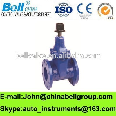 Dn450 Ductile Iron Flanged Resilient Gate Valve, High Quality Dn450 ...