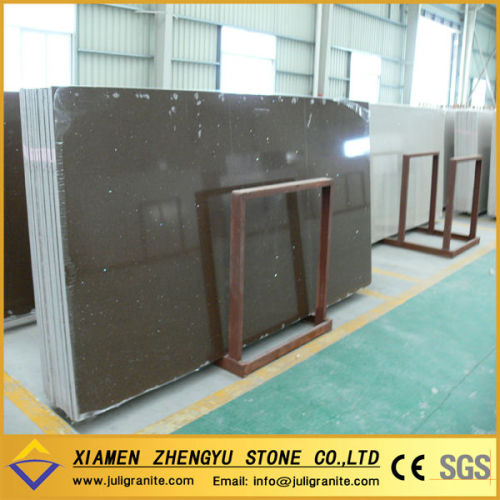 Decorative Spark Brown Quartz Stone Slab, High Quality Decorative Spark ...