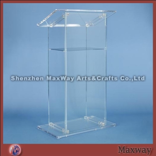 Clear Square Stable Lucite/acrylic Lectern, High Quality Clear Square ...