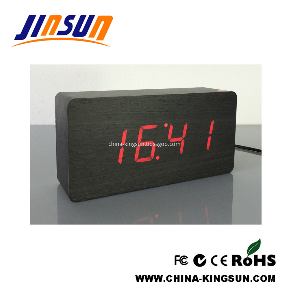 Square Desktop Led Alarm Clock Modern Style, High Quality Square ...