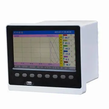 8-channel Colored Flow Paperless Recorder, High Quality 8-channel ...