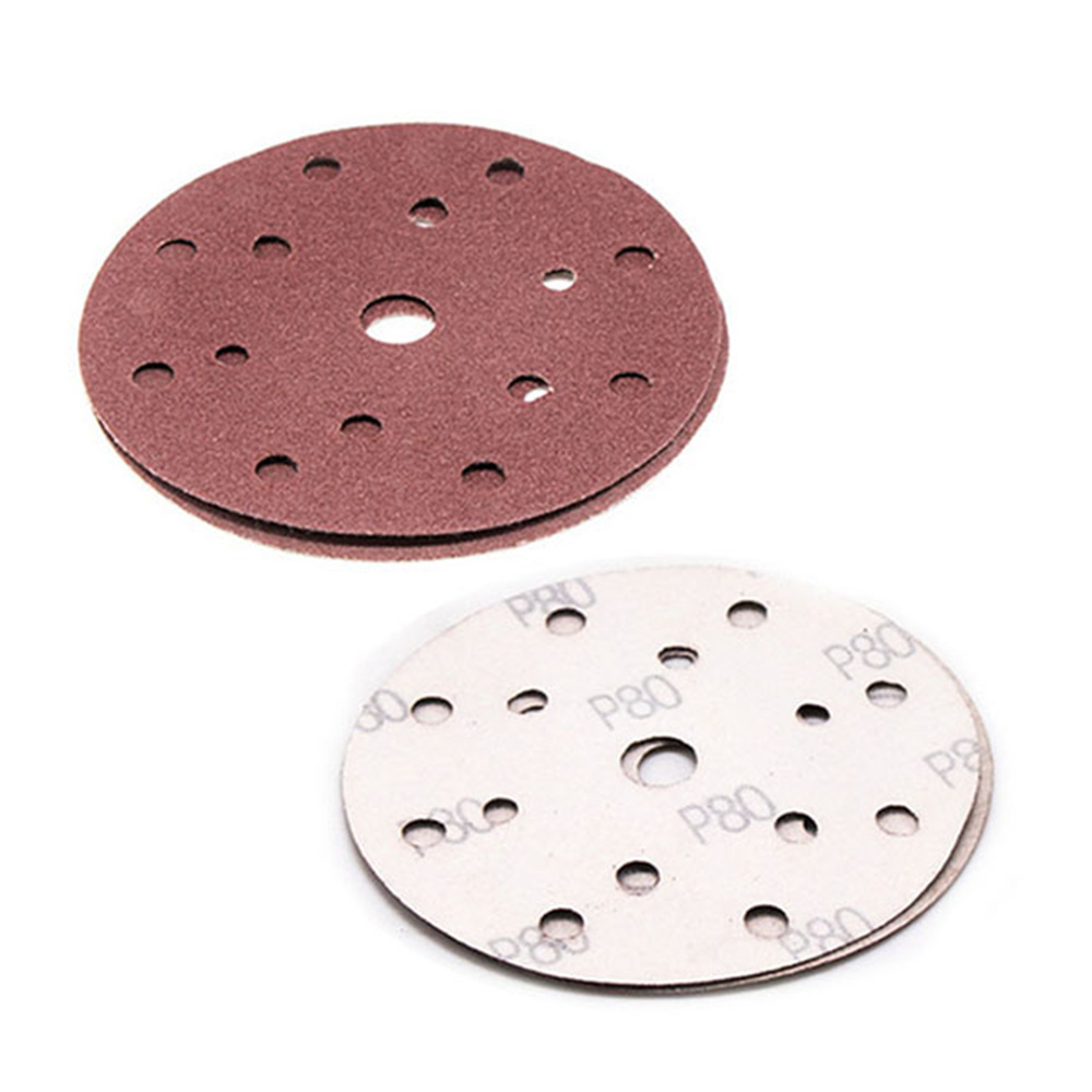 150mm Alumina Abrasive Sand Disc Paper 15holes, High Quality 150mm ...